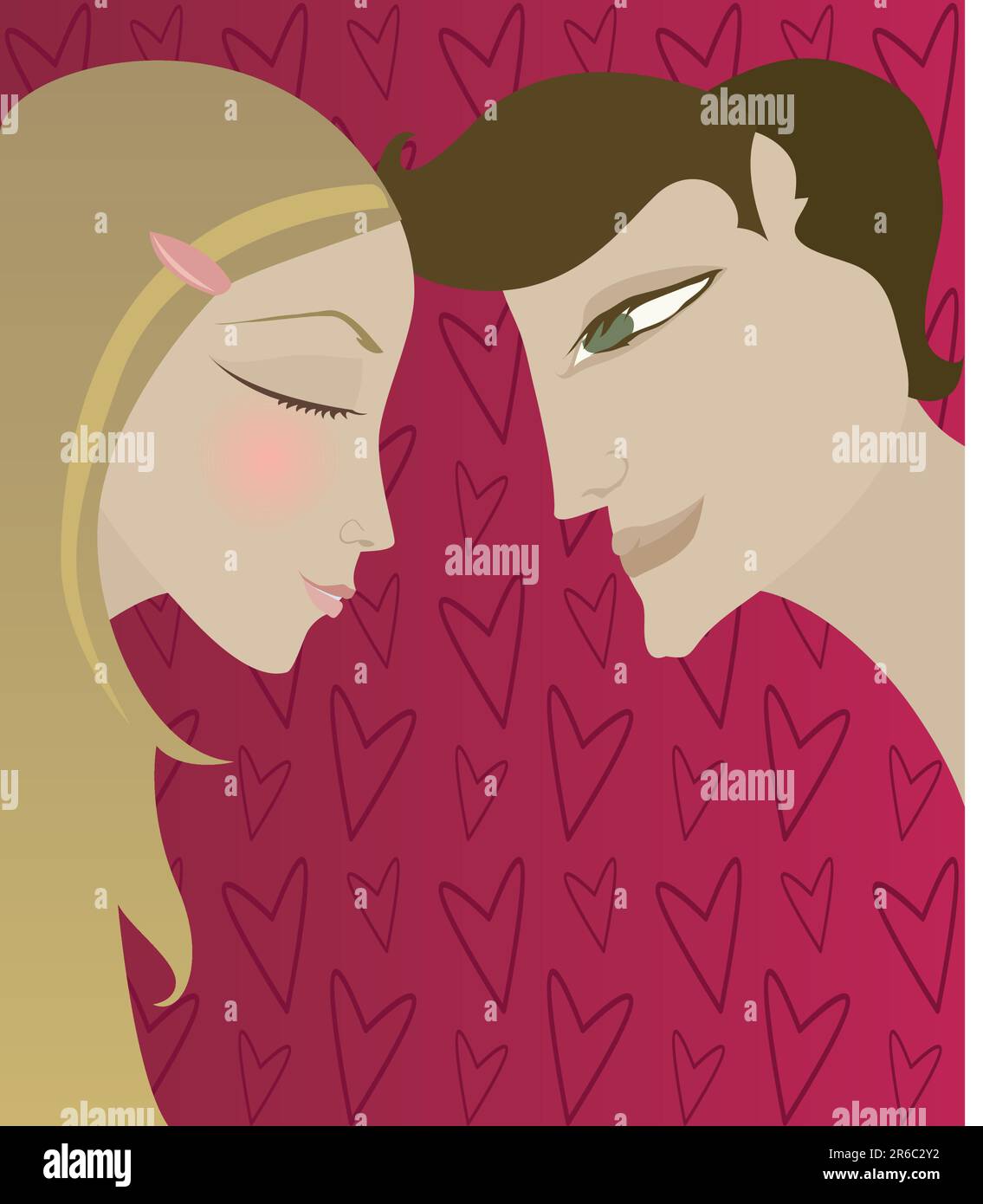 Double face image Stock Vector Images - Alamy