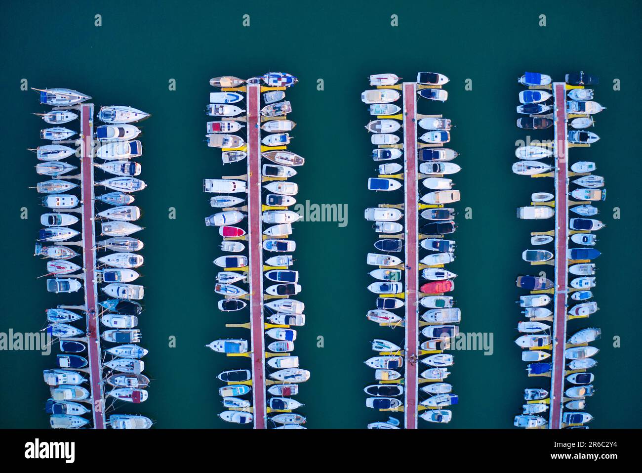 Drone footage of boats hi-res stock photography and images - Alamy