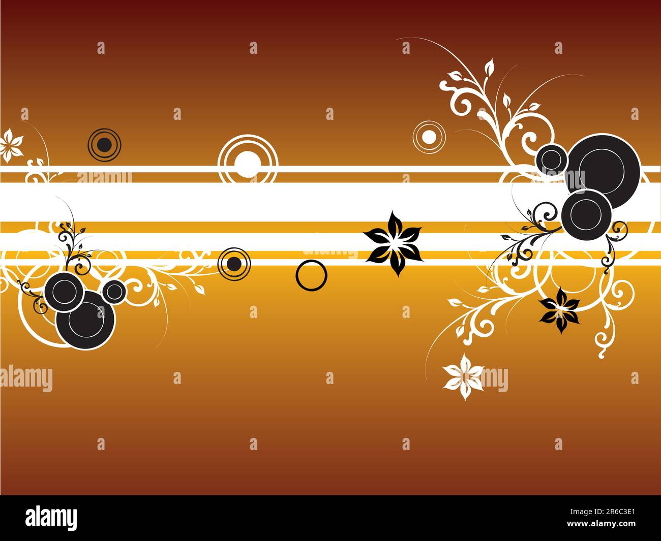 Gold-gradient background with black and white design elements Stock ...