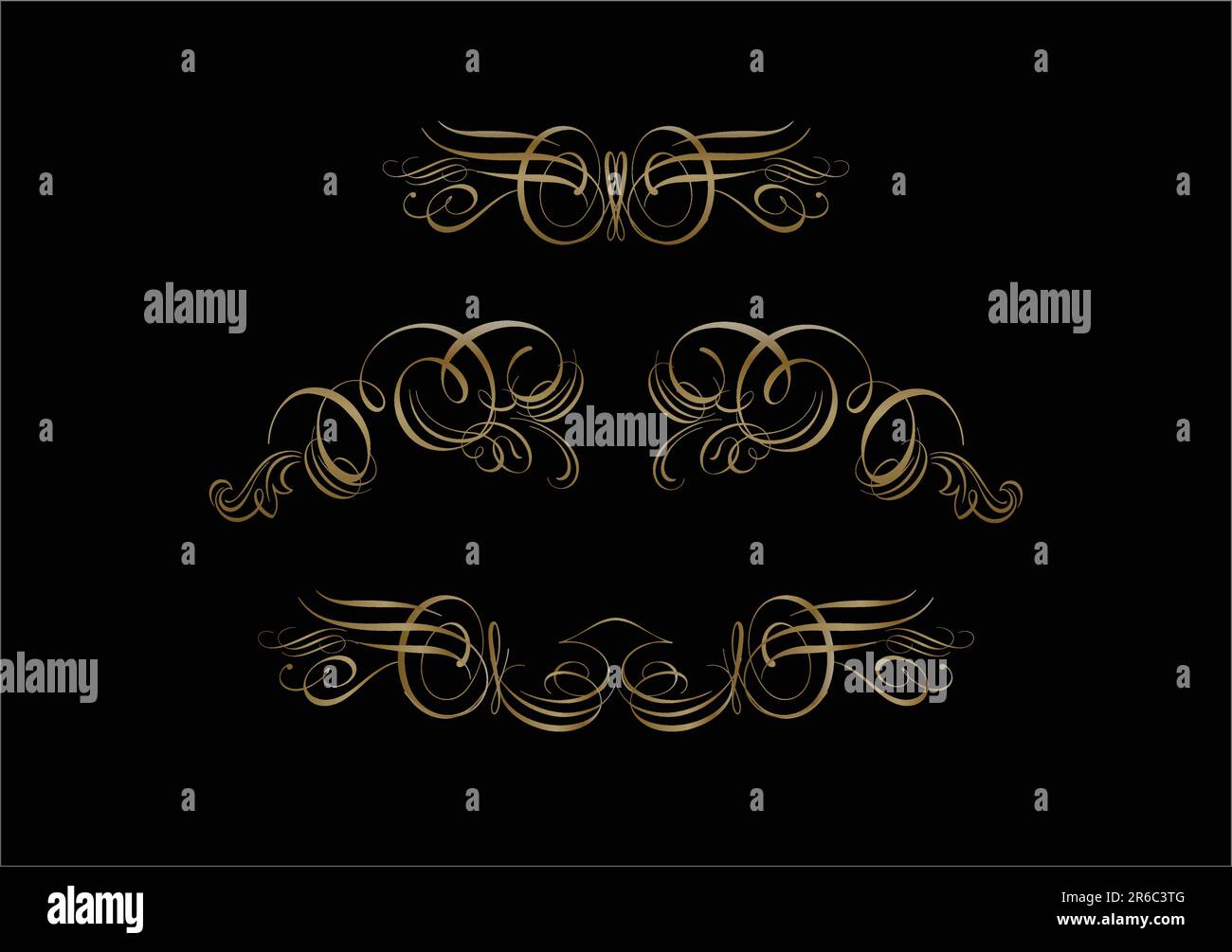 Some truly victorian-style accents. Great uses in almost any design ...