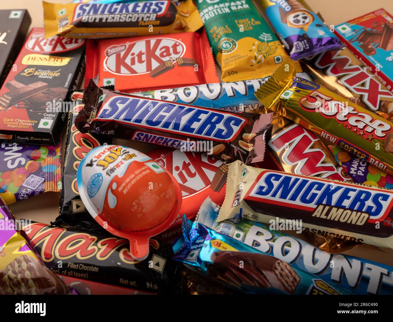 West Bangal, India - May 20, 2023 : Different Chocolates isolated on ...