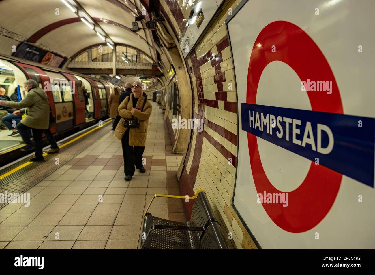 LONDON- MARCH 21, 2023: Hampstead Underground Station, a Northern Line ...