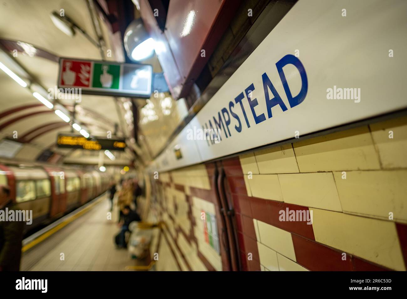 LONDON- MARCH 21, 2023: Hampstead Underground Station, a Northern Line ...