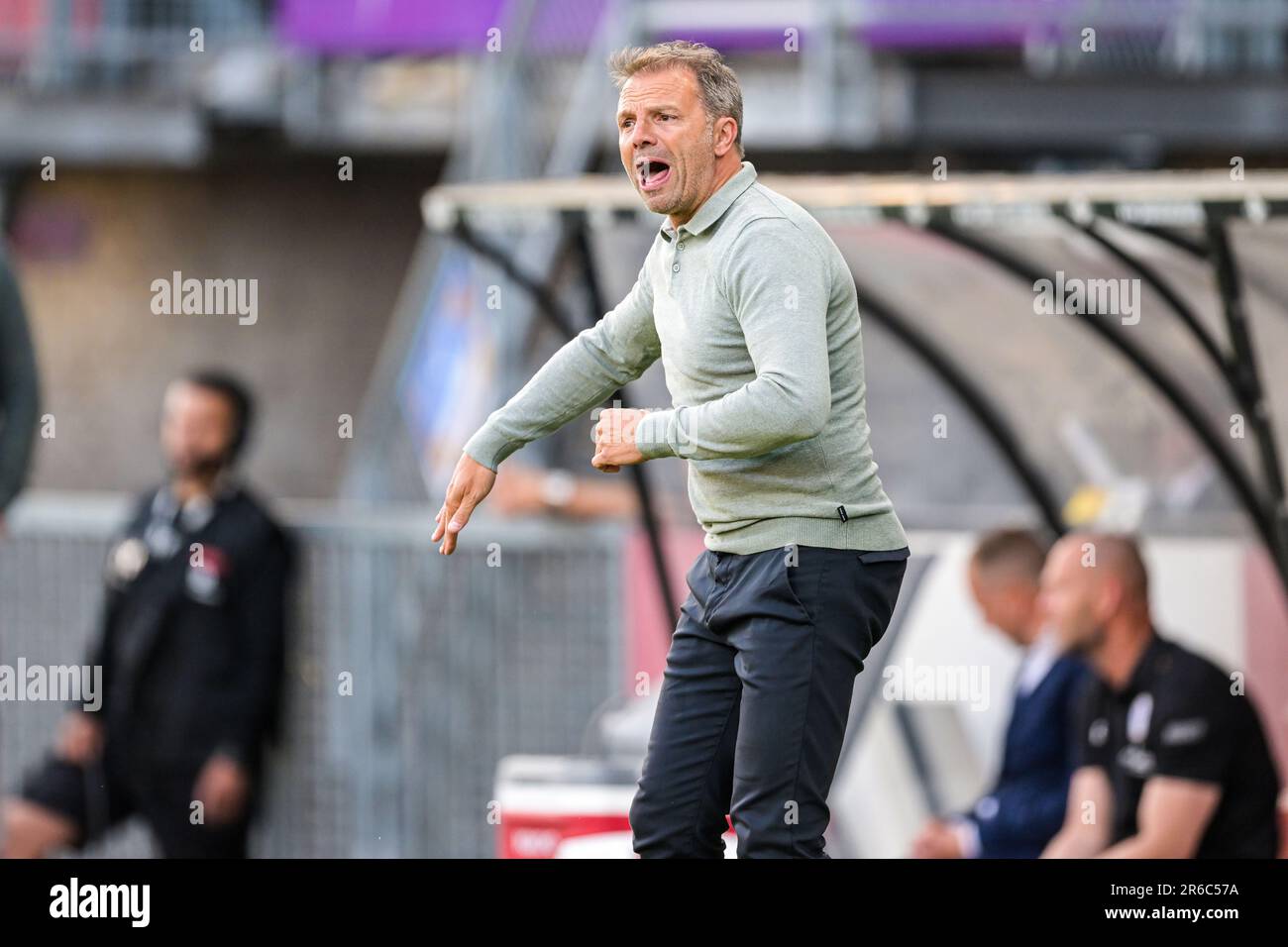 ROTTERDAM -Sparta Rotterdam coach Maurice Steijn during the Final in ...