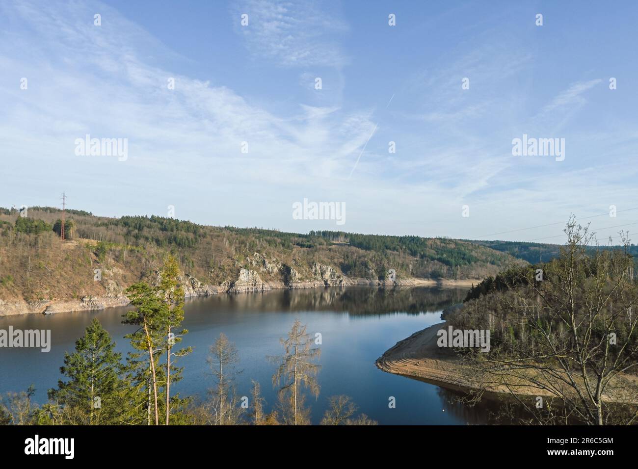 Bridge across lake natural landscape hi-res stock photography and ...