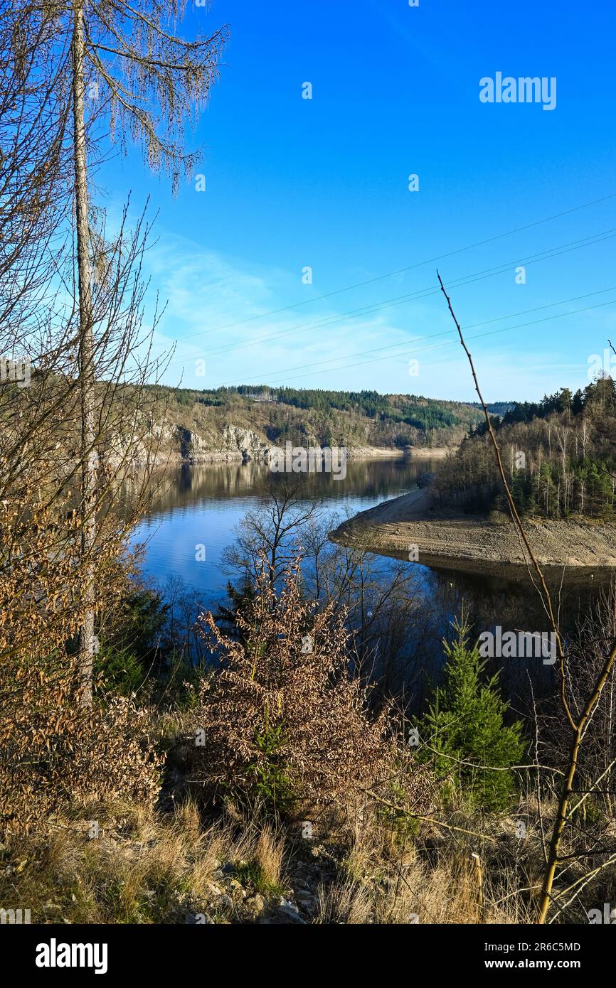Bridge across lake natural landscape hi-res stock photography and ...