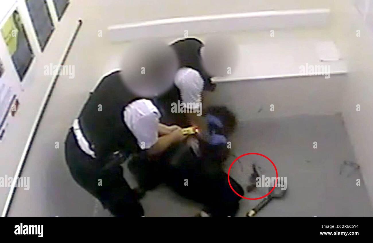 BEST QUALITY AVAILABLE Screen grab taken from handout CCTV dated 25/09 ...