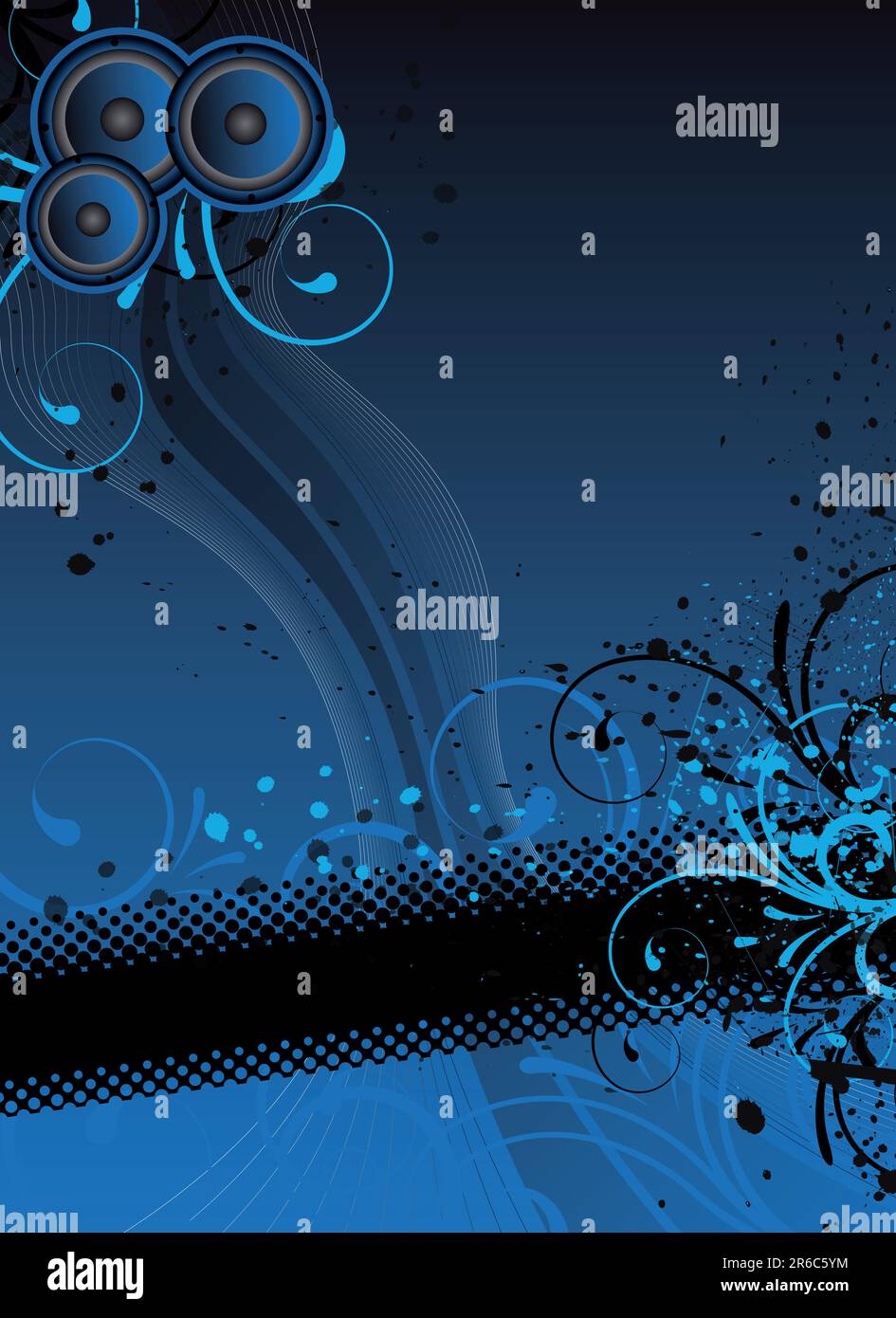 blue party background Stock Vector Image & Art - Alamy