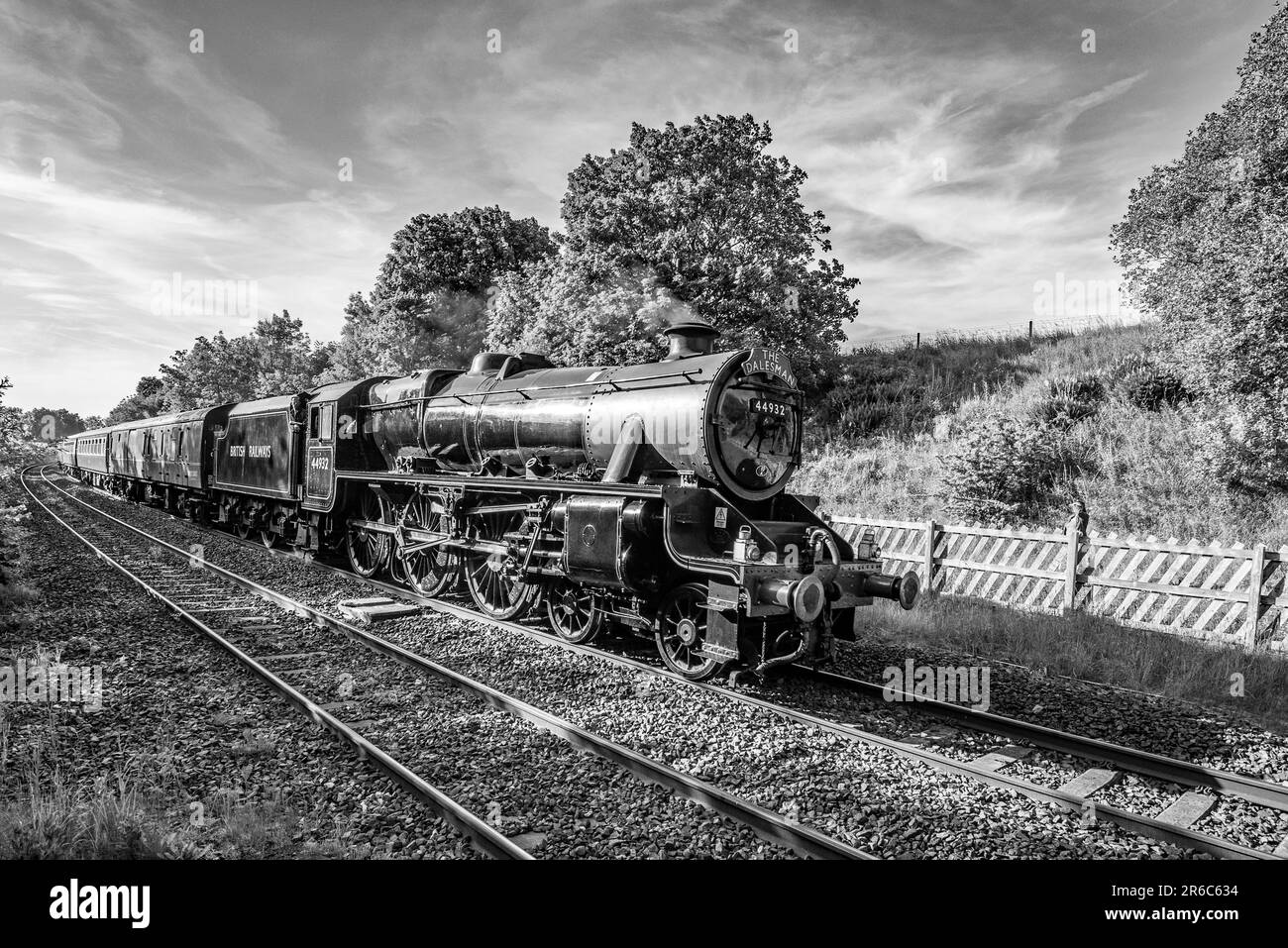 Lms stanier class 5 Black and White Stock Photos & Images - Alamy