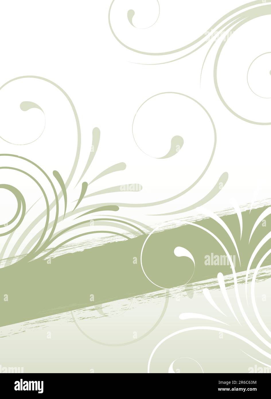 abstract floral design with text bar Stock Vector Image & Art - Alamy