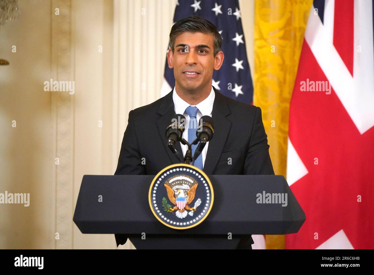 Prime Minister Rishi Sunak during a joint press conference with US ...