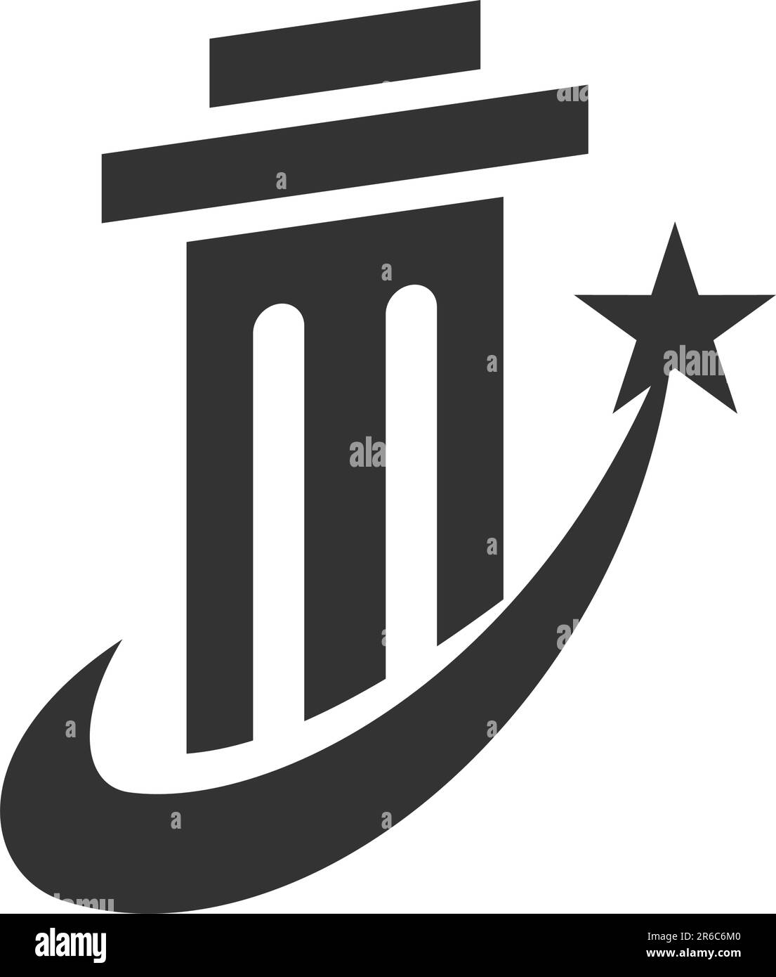 law logo template. Icon Illustration Brand Identity. Isolated and flat ...