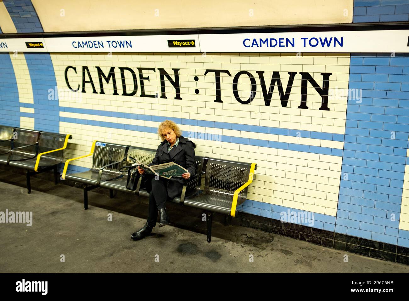 LONDON- MARCH 21, 2023: Camden Town Underground Station, a Northern ...