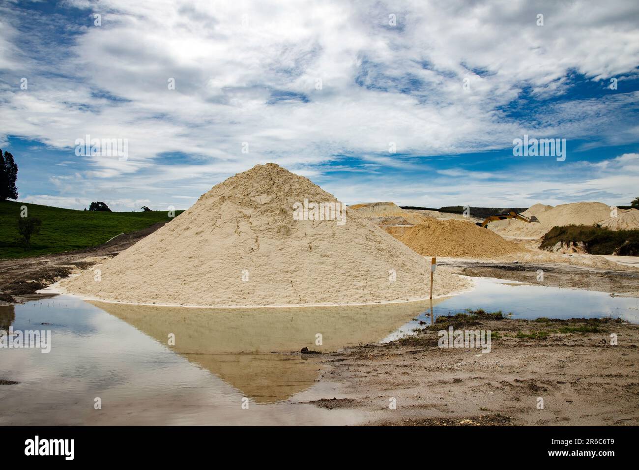 Gigantic kaolin mine, extraction of porcelain clay Stock Photo - Alamy