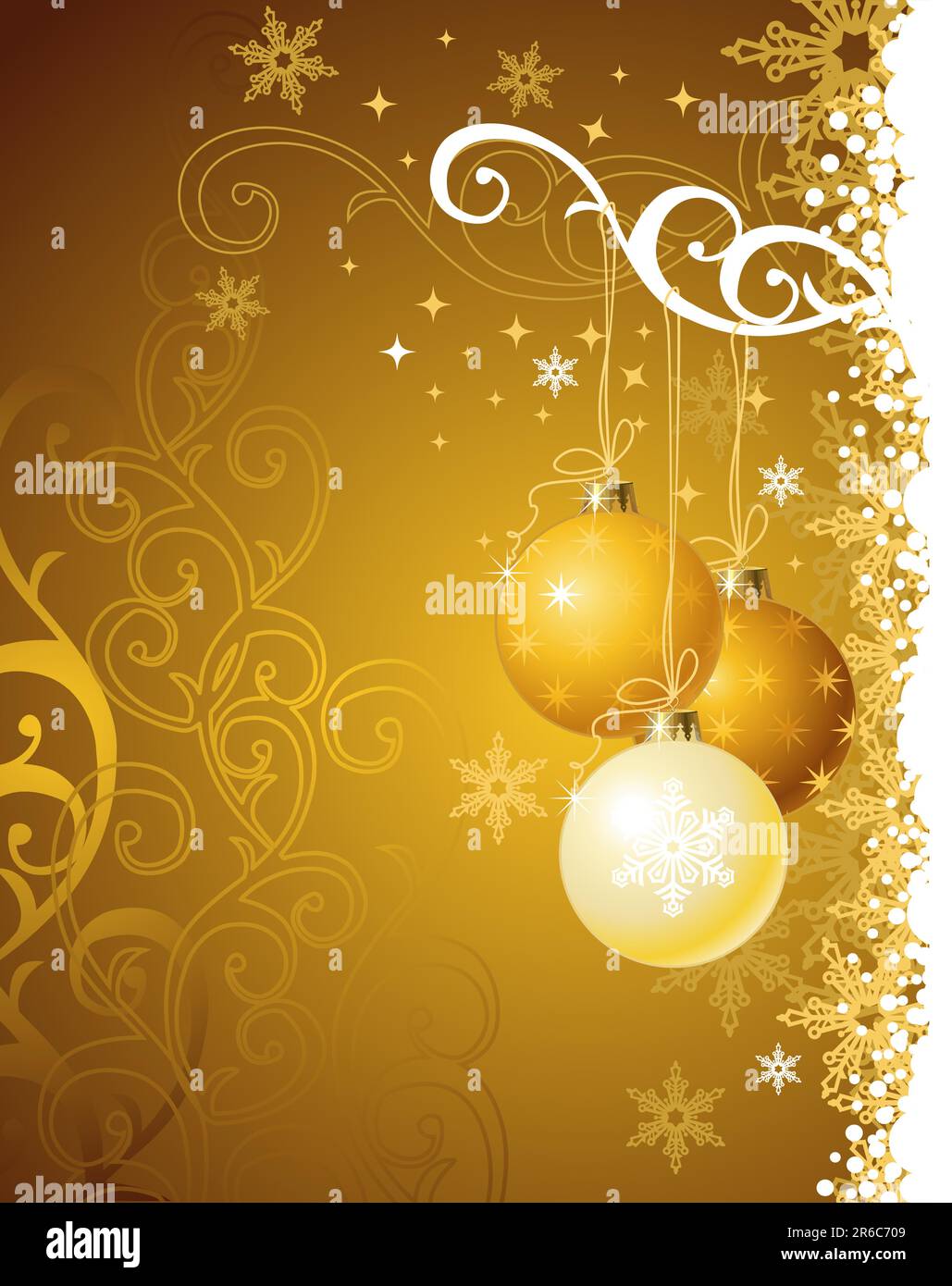 gold christmas background / vector illustration Stock Vector Image ...
