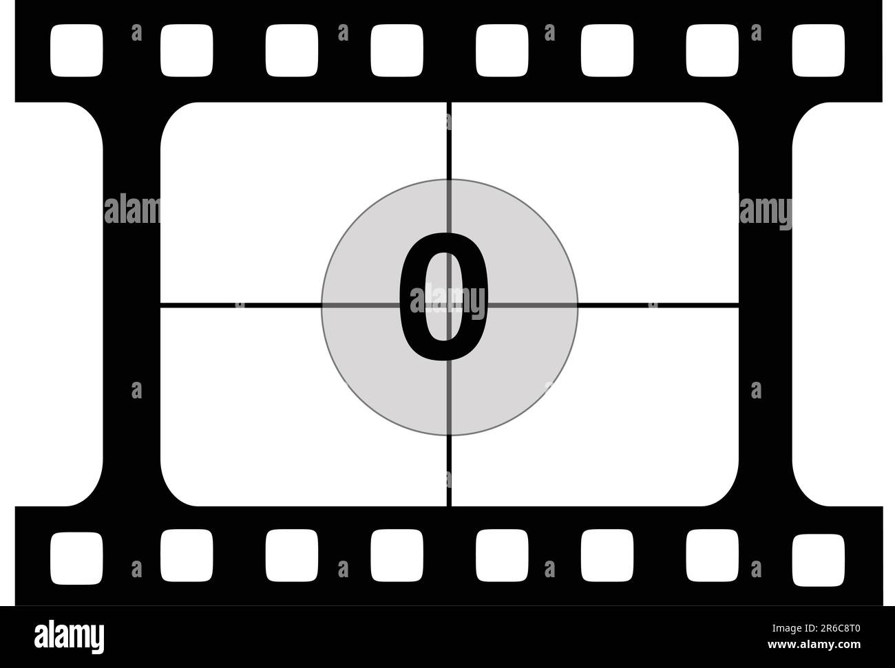A vector representing a film countdown Stock Vector Image & Art - Alamy
