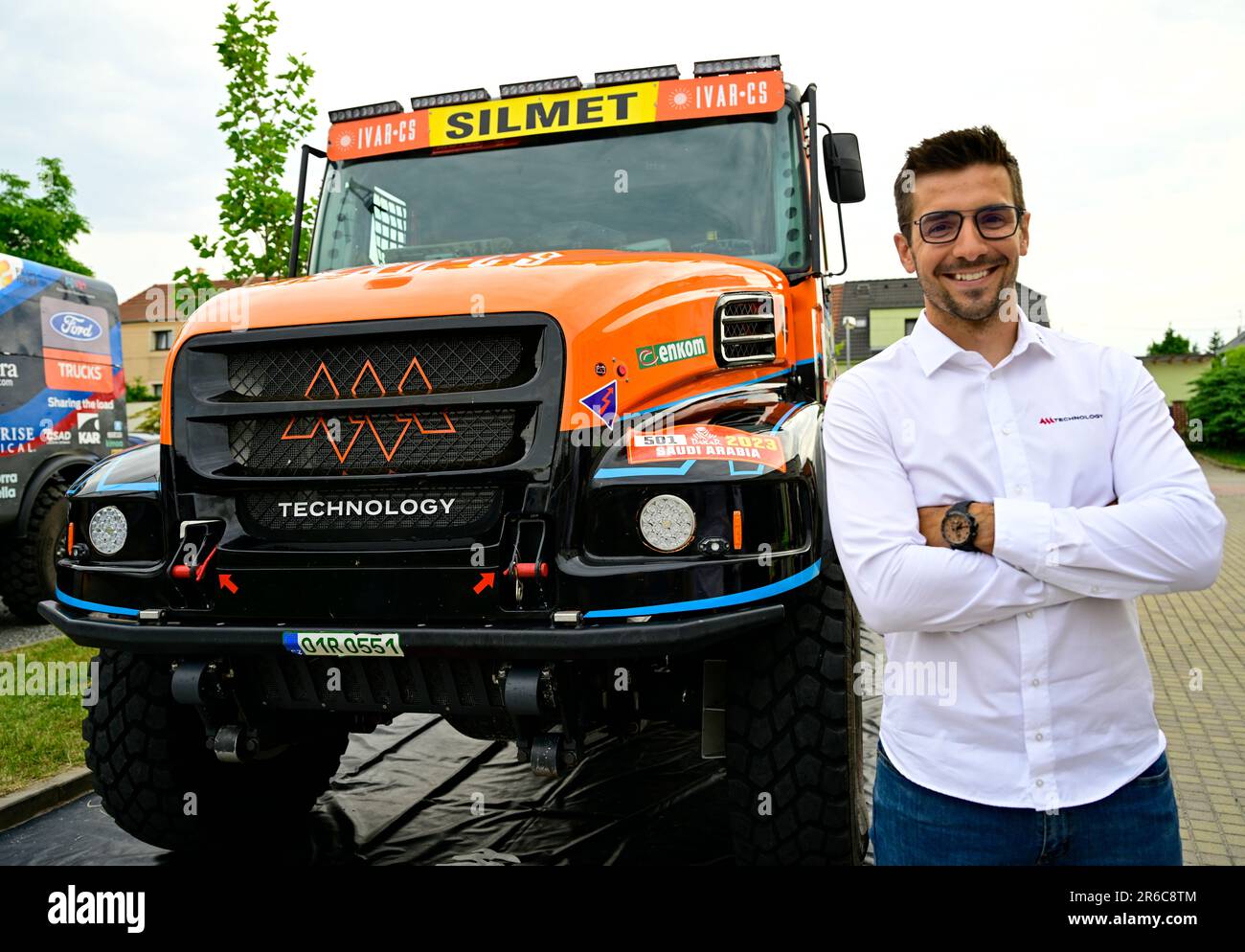 Horomerice, Czech Republic. 08th June, 2023. Czech car racer Martin ...