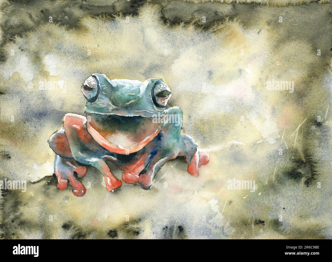 Frog painting hi-res stock photography and images - Alamy