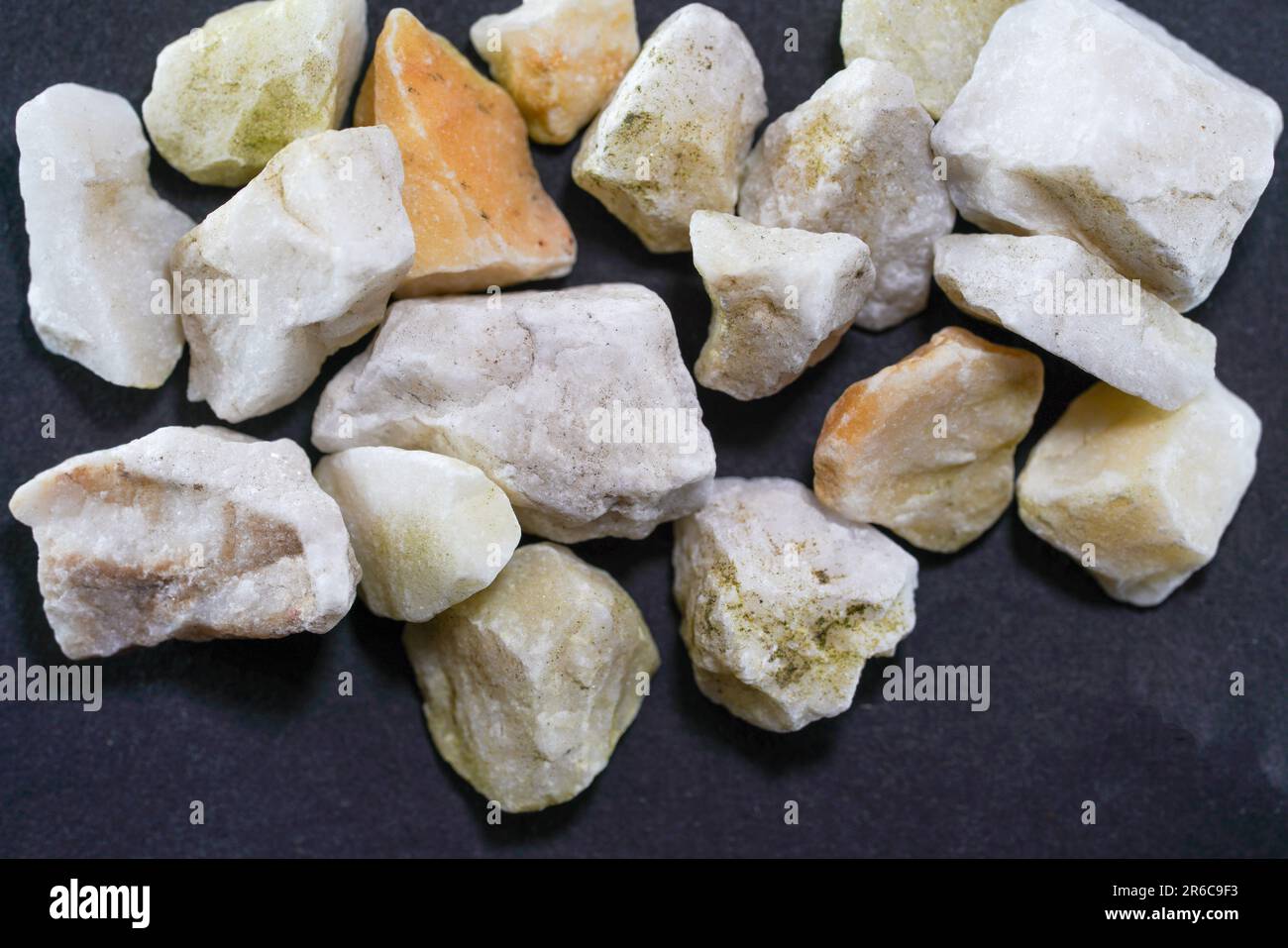 Granite is rich in quartz, mica and feldspar coarsely crystalline ...