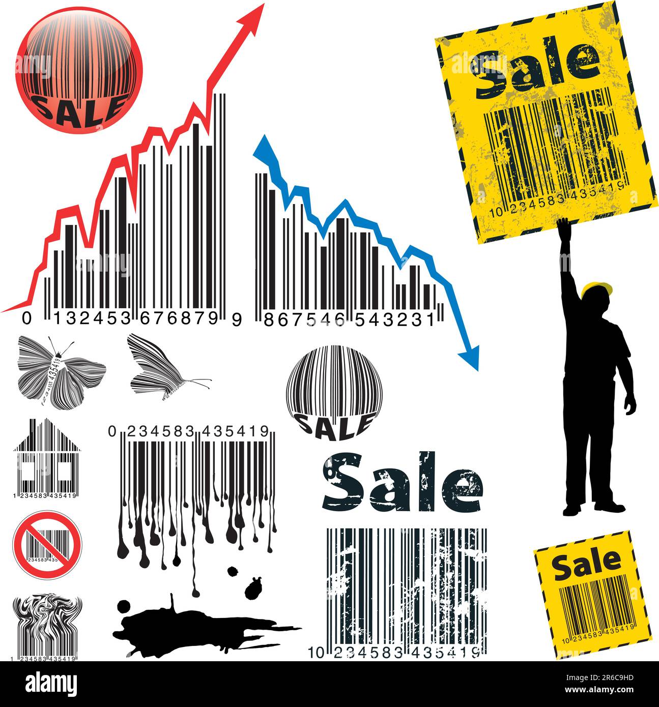 Magazine bar code Stock Vector Images - Alamy