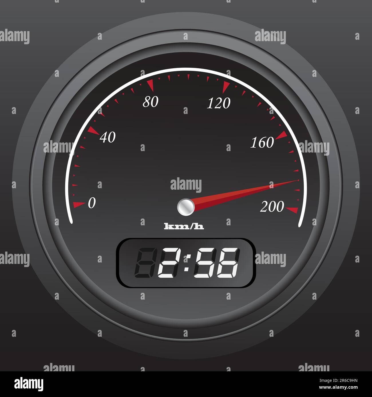 Integral clock Stock Vector Images - Alamy