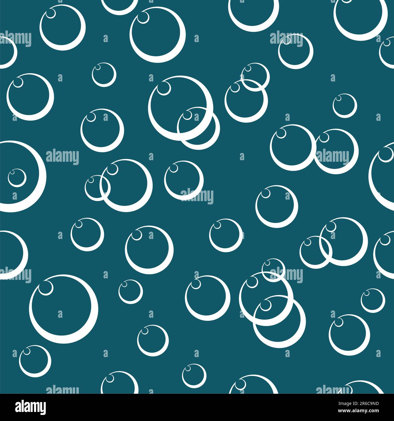 Abstract bubbles background. Monochrome palette. Seamless. Vector ...