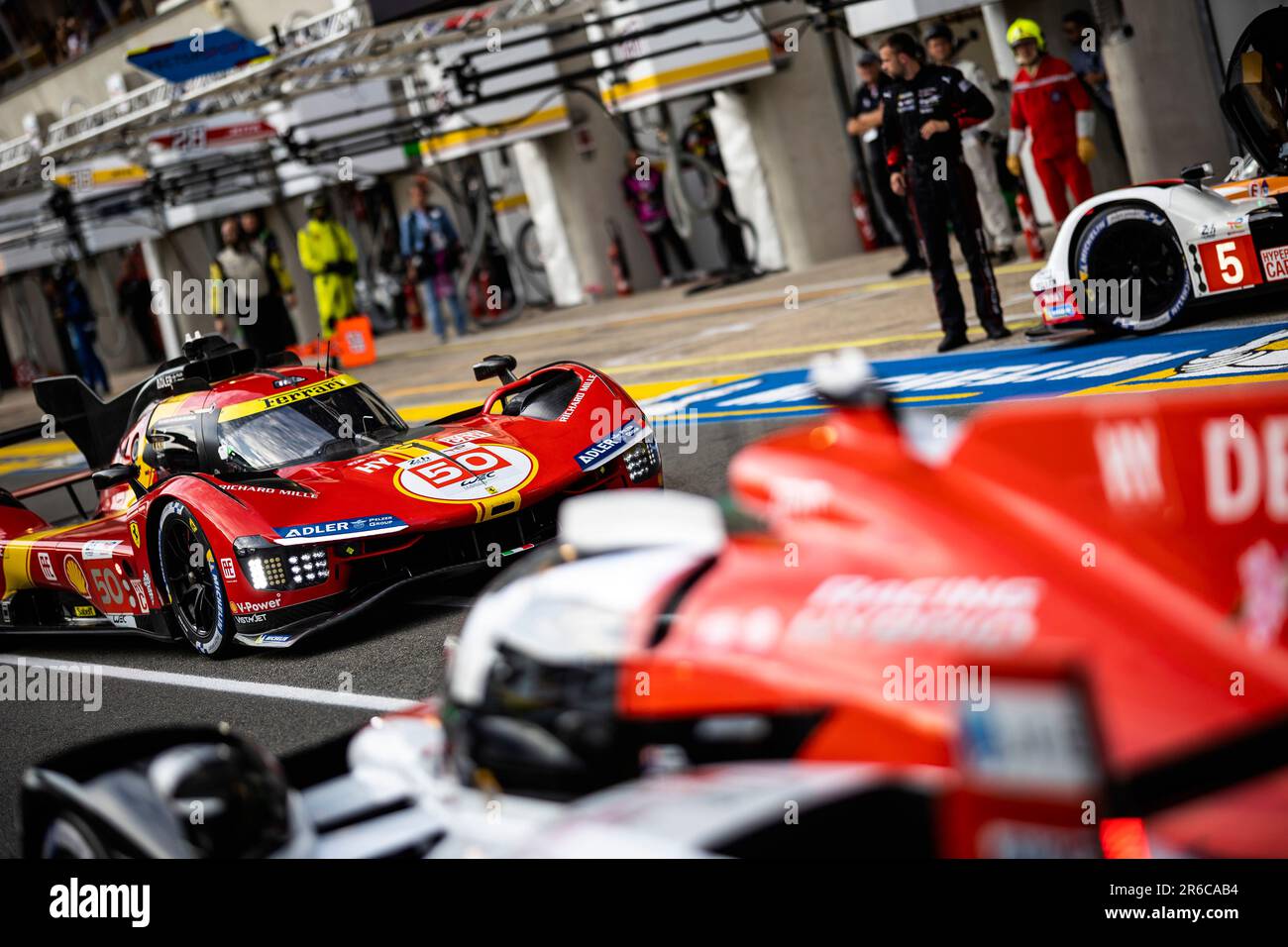 Le Mans, France. 08th June, 2023. 50 FUOCO Antonio (ita), MOLINA Miguel ...