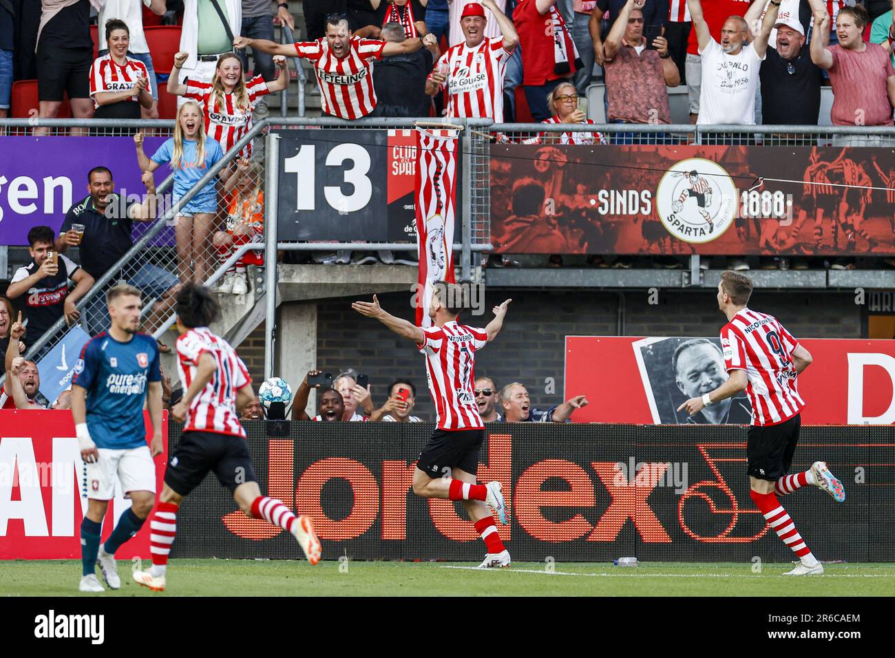 ROTTERDAM - Vito van Crooij of Sparta Rotterdam celebrates the 1-0 ...