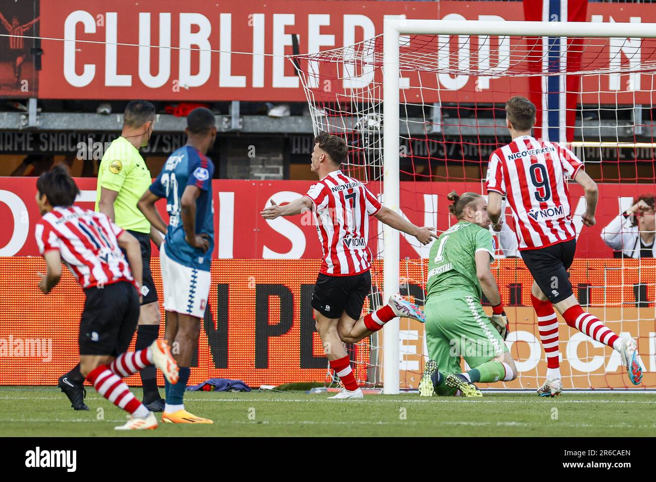 ROTTERDAM - Vito van Crooij of Sparta Rotterdam celebrates the 1-0 ...