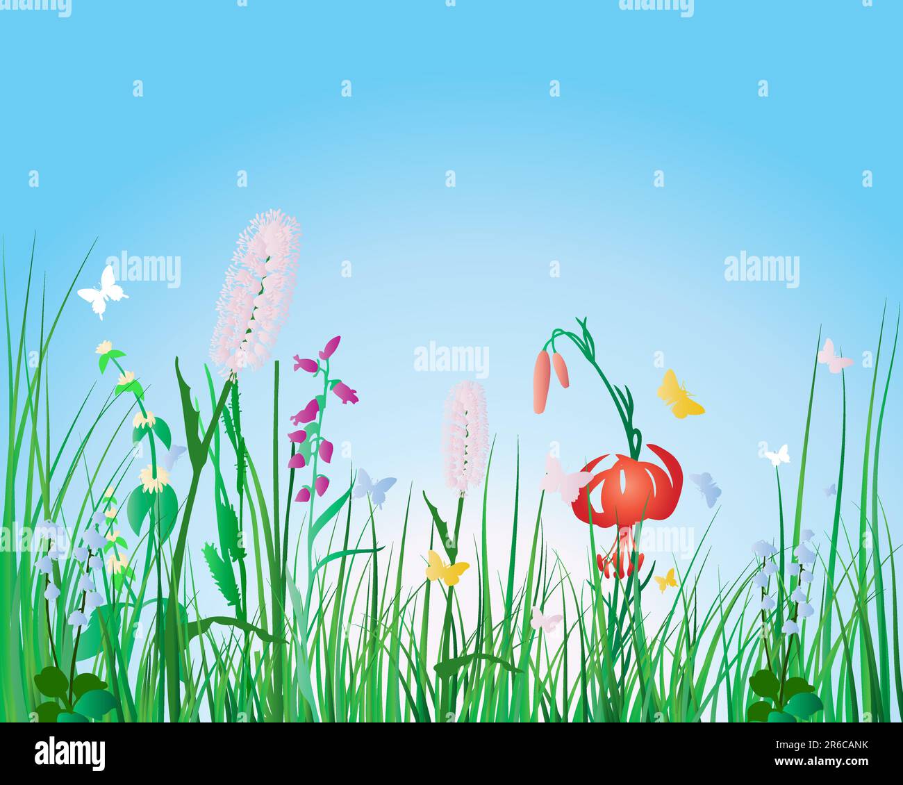 Vector illustration grass background for design use Stock Vector Image ...