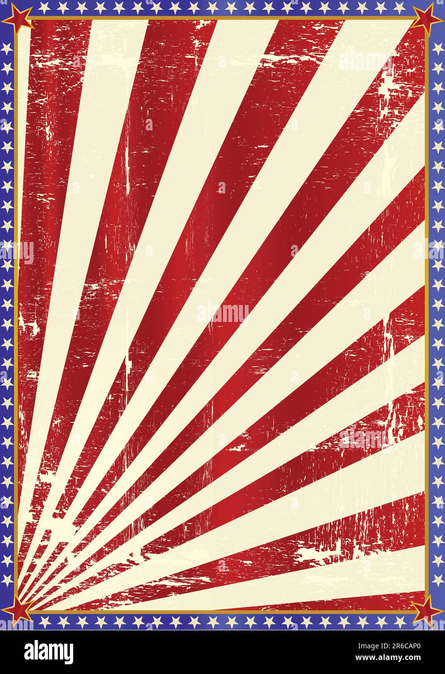 A poster with a grunge background for you Stock Vector Image & Art - Alamy