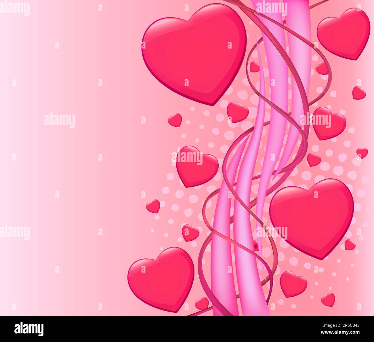 Romantic background vector illustration Stock Vector Image & Art - Alamy