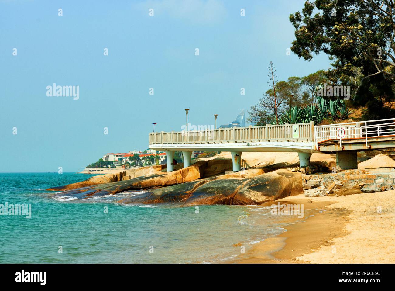 Sea shells sand blue hi-res stock photography and images - Alamy