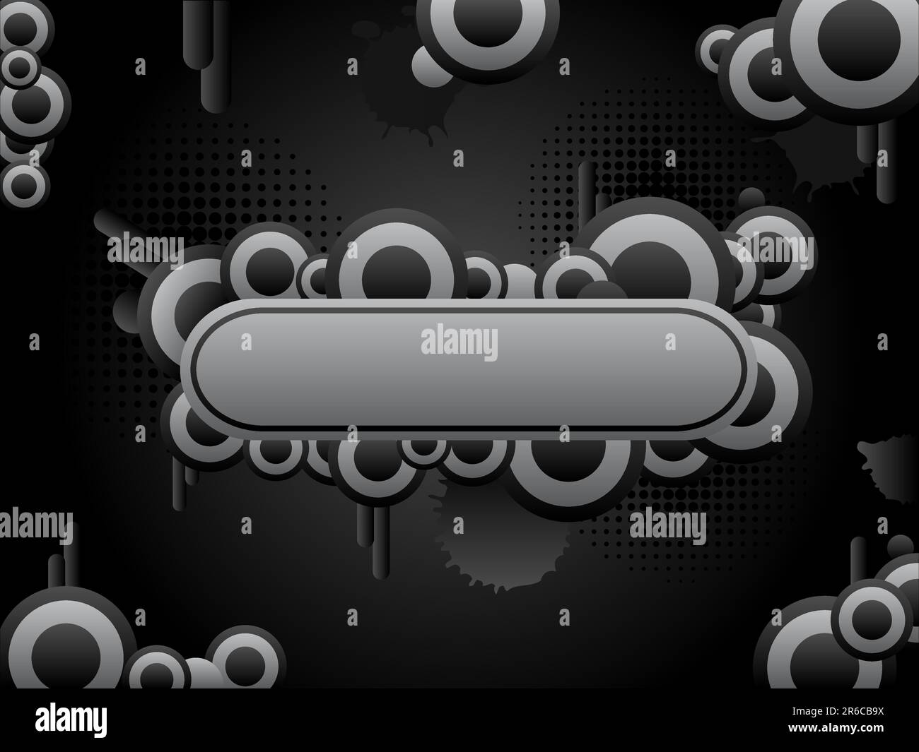 Vector retro background with banner for your text Stock Vector Image ...