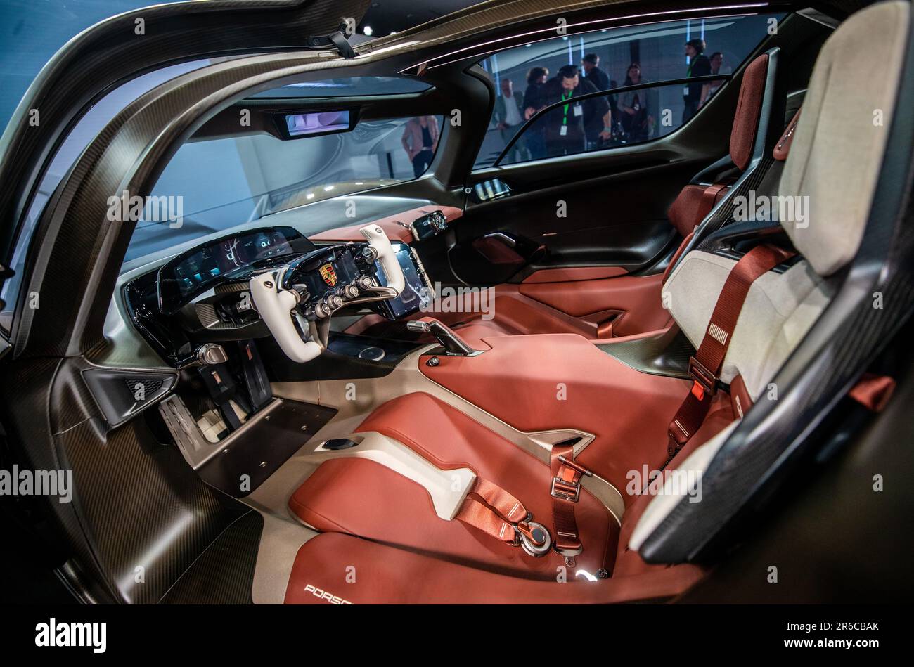 Stuttgart, Germany. 08th June, 2023. A look inside the new Porsche ...