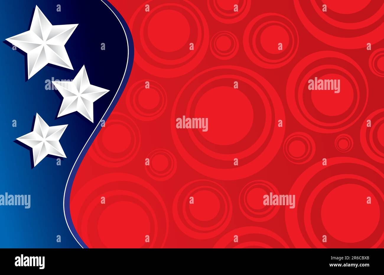 Patriotic Background, perfect for an invitation or card! Stock Vector ...