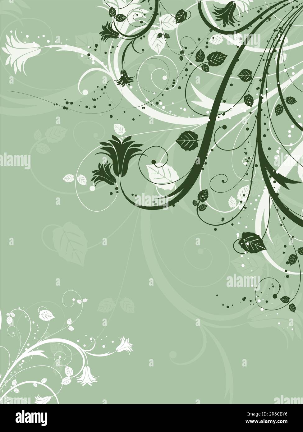 Abstract floral design Stock Vector Image & Art - Alamy