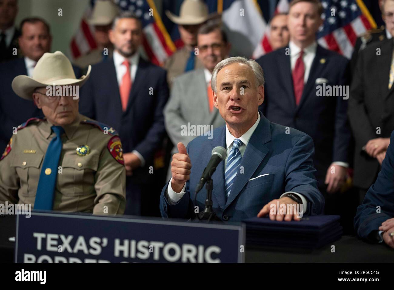 Texas Republican Governor Greg Abbott Signs Several Bills To Strengthen
