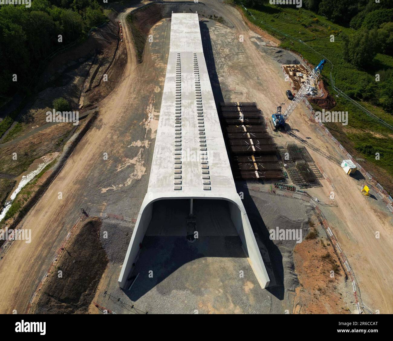 Hs2 railway is under construction hi-res stock photography and images ...