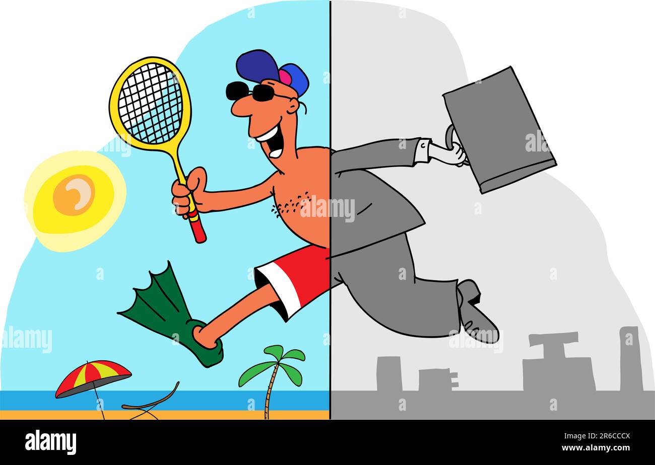 Rest cheerful Stock Vector Images - Alamy