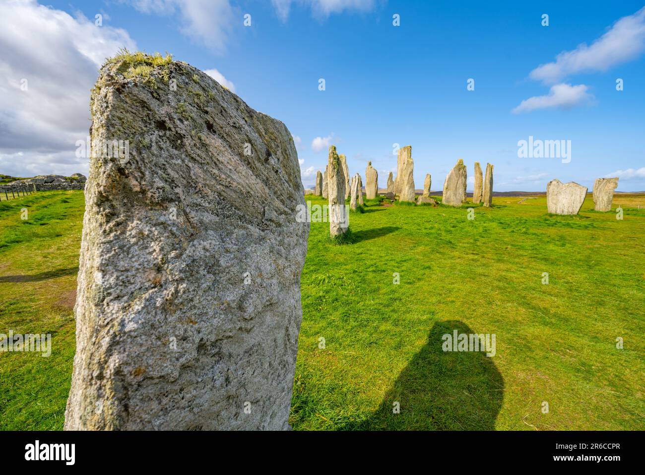 The neolithic stone circle of Callanish (Calanais) Isle of Lewis Stock ...