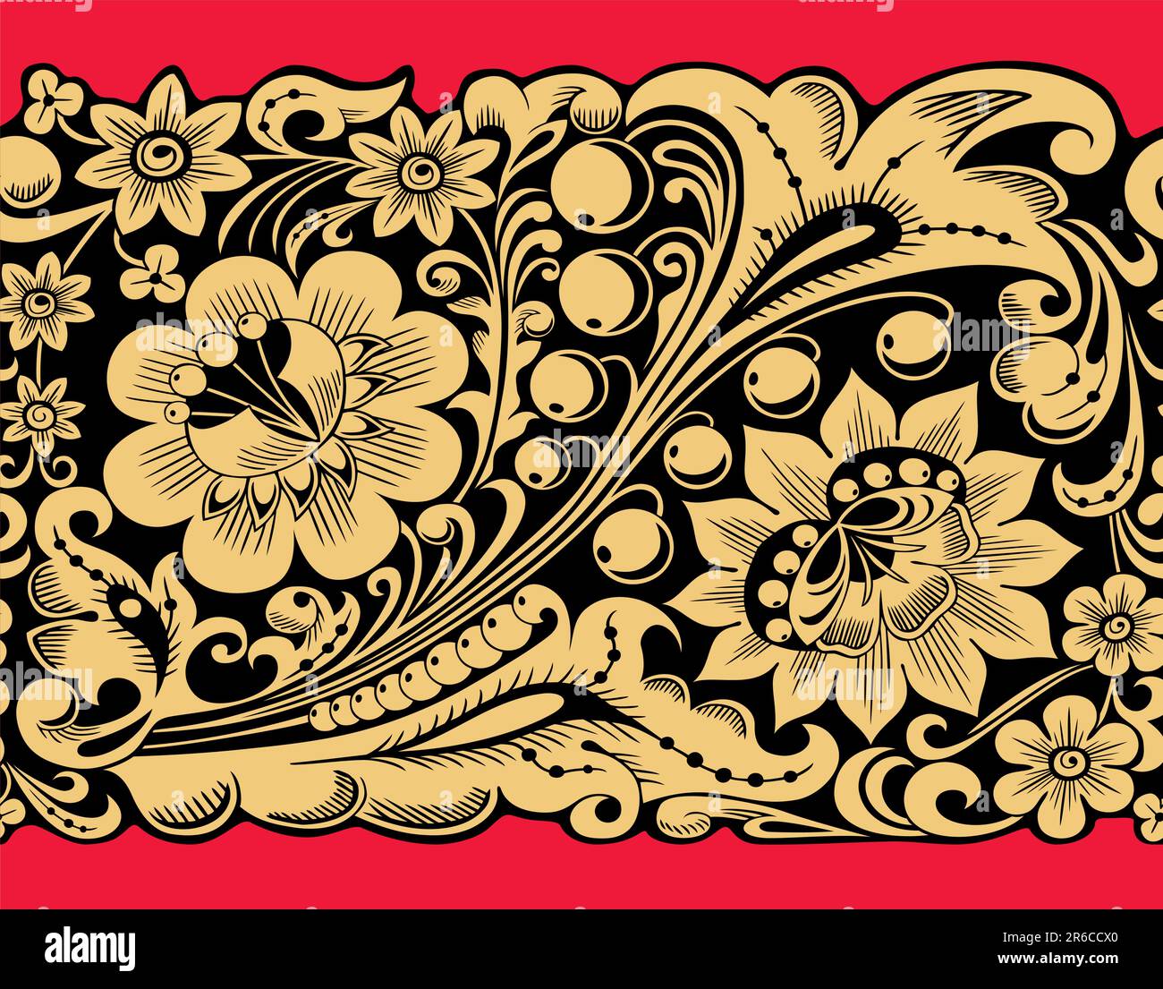 Russian traditional craft Stock Vector Images - Alamy