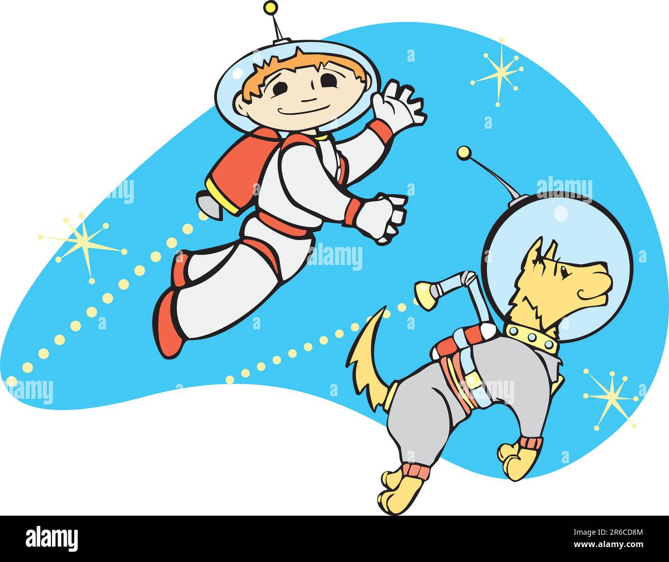 Vintage space helmet astronaut Stock Vector Images - Alamy
