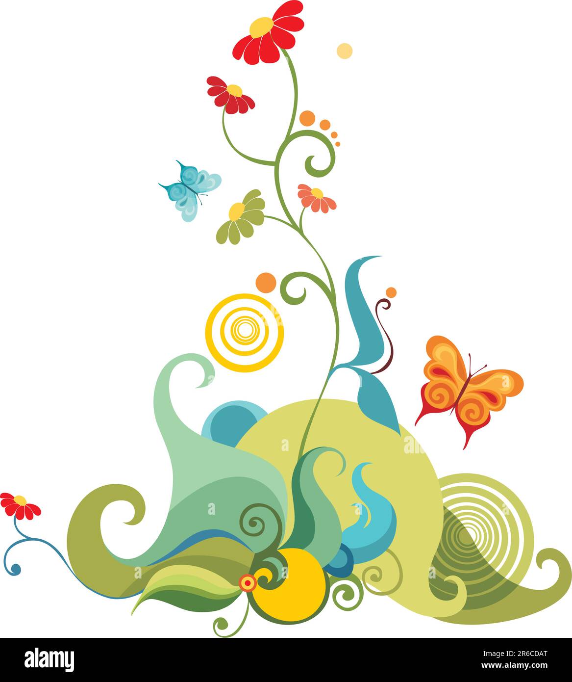 Bend flower Stock Vector Images - Alamy