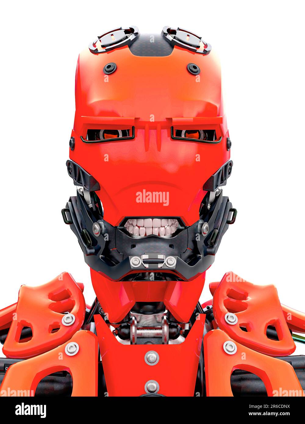 master cyber robot id profile picture, 3d illustration Stock Photo - Alamy