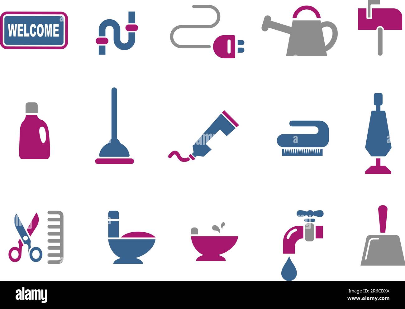 Electric scrubber Stock Vector Images - Alamy