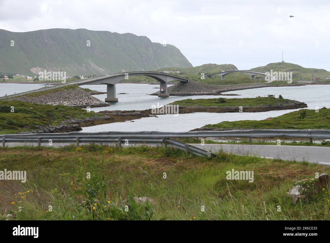 Lofoten peninsula, Norway, Mountains, lakes, and fjords Stock Photo - Alamy