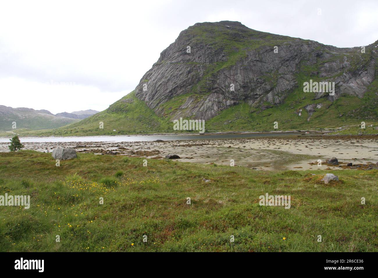 Lofoten peninsula, Norway, Mountains, lakes, and fjords Stock Photo - Alamy