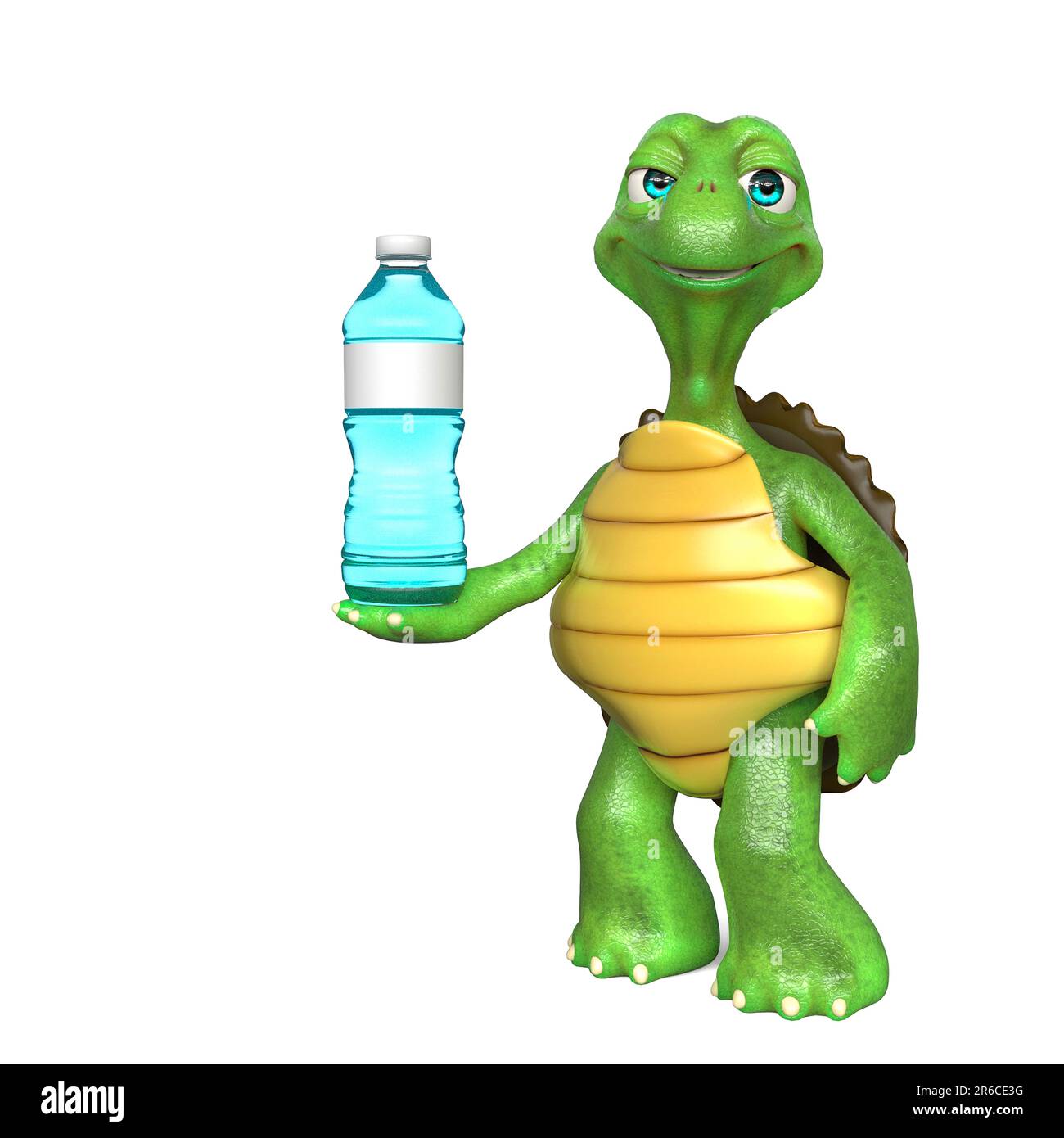 Adorable cartoon turtle illustration with a friendly smiling character ...