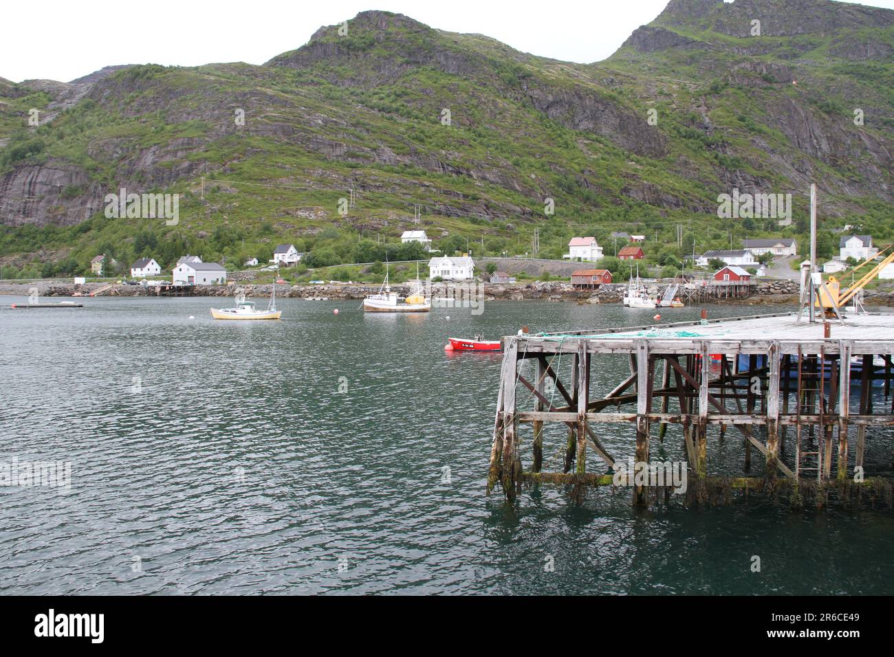 Lofoten peninsula, Norway, Mountains, lakes, and fjords Stock Photo - Alamy